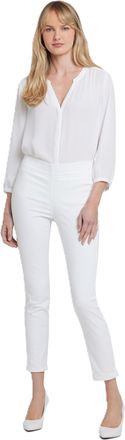 NYDJ Damen Skinny Überziehen, Knöchelhoch, Schlankmachende und Schmeichelhafte Passform Jeans, Optic White, 40