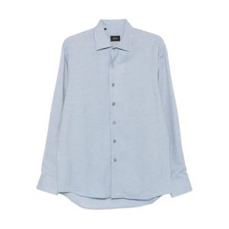 Brioni Herren, Shirts, Blau, LGröße