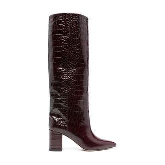 PARIS TEXAS Rote Stiefel in Kroko-Optik aus Leder - - Shoes - Damen - Rot - 40 EU