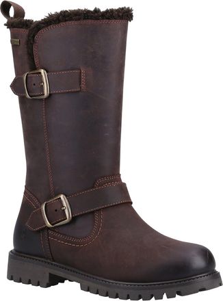 Hush Puppies Damen Winnie Halblange Stiefel, braun, 40 EU
