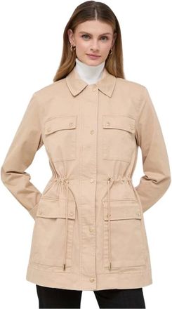 Michael Kors Damen, Jacken, Beige, SGr&ouml;&szlig;e