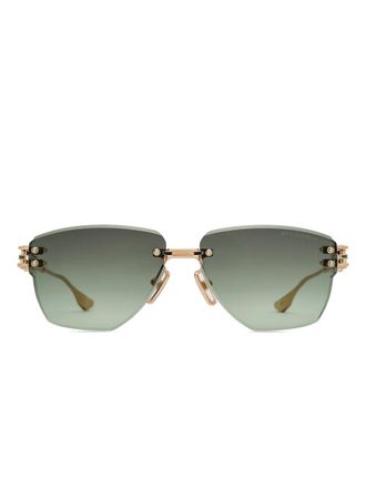 Dita Eyewear rimless geometric-frame sunglasses - Gold
