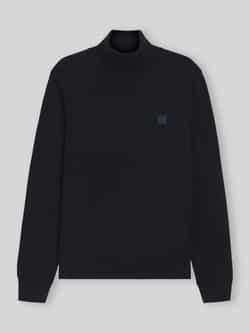 Boss Orange by Hugo Boss Rollkragenpullover mit Logo-Patch aus Kaschmir
