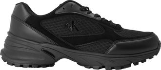 Calvin Klein Hike Runner Sneaker f&uuml;r Herren, Leder (Dreifaches Schwarz)