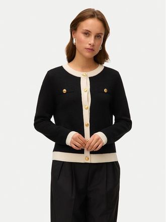 Vero Moda Strickjacke Oli 10336384 Schwarz Regular Fit