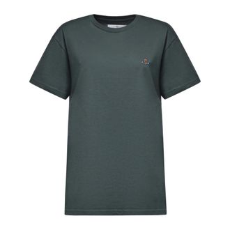Vivienne Westwood Orb-Stickerei T-Shirt - - Tops - Damen - Blau - L