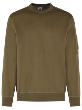 C.P. Company C.P. Pull en coton vert Company