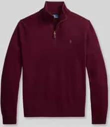 Polo Ralph Lauren Regular Fit Troyer aus reiner Wolle