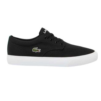 Lacoste Sneaker f&uuml;r Herren, Canvas, Griff, Flach (Schwarz)