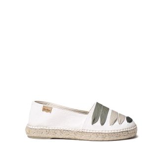 Toni Pons Damen-Espadrille aus Baumwollstoff - Rose - Khaki, 39 EU