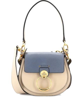 Chlo&eacute; Tess Bag Leather Small shoulder bag - Bleu
