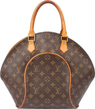 Louis Vuitton Crossbody Bags - Louis Vuitton Canvas Monogram Ellipse MM Handbag - Gr. unisize - in Braun - f&uuml;r Damen