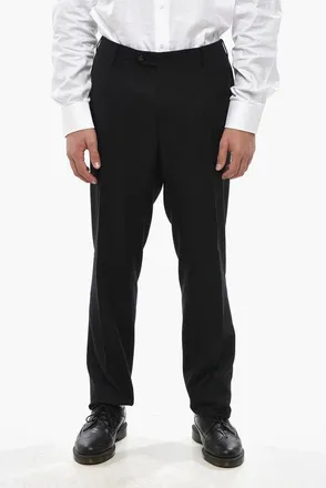 Corneliani Virgin Wool Solid Color Pants size 58