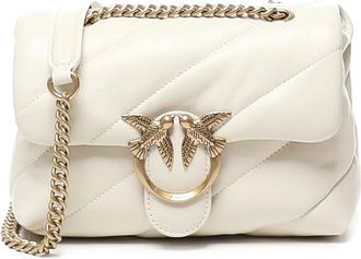 Pinko Pinko, Femme, Sacs, Blanc, Taille: ONE Size Love Mini Puff