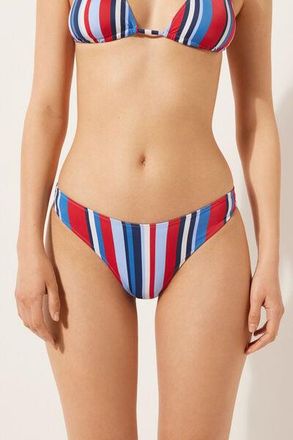 Calzedonia Brazilian-bikinihose Nautical Stripes Blau