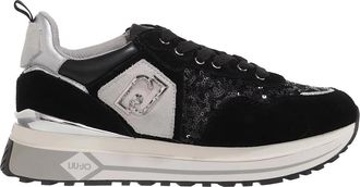 Liu Jo Low-Top Sneaker - Maxi Wonder 01 Sneaker - Gr. 36 (EU) - in Schwarz - für Damen