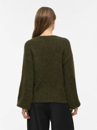 Vila Strickpullover VIMARLEY L/S KNIT PULLOVER- NOOS Materialmix, regular fit
