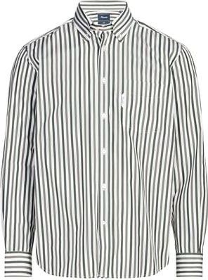 Fa&ccedil;onnable Chemise &agrave; rayures en coton