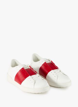 Valentino Baskets crant&eacute;es en cuir