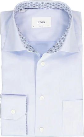 Eton Herren Hemd blau Kent