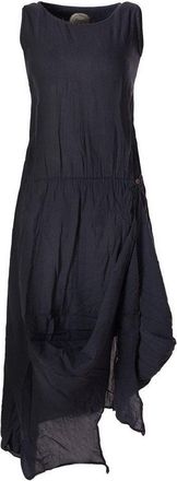 vishes Maxikleid &Auml;rmelloses Lagenlook Kleid zum Hochbinden Elfen, Hippie, Ethno, Goa Style