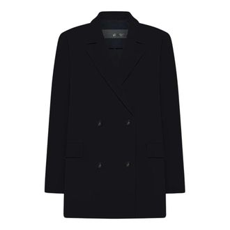 Roberto Ricci Design Rrd, Femme, Vestes, Noir, Taille: 38 FR Blazer crois&eacute; extensible
