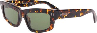 Off-white Off White - Miramar Schildpatt-Sonnenbrille (Braun/Gr&uuml;n)