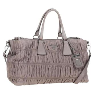 Prada Sac cabas vintage Pre-owned - Femme - Pre-owned - Gris - Taille: ONE Size