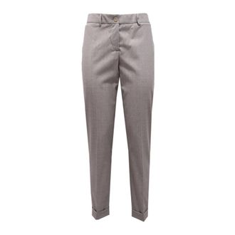 Fabiana Filippi Hellgraue elegante Wollhose - - Trousers - Damen - Grau - L