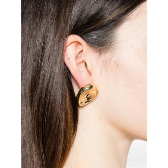 Joseph Polished Gold-Tone Stainless Steel Earrings - Gold