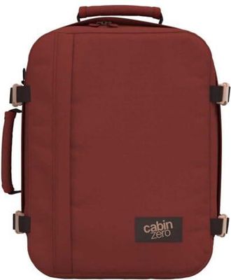Cabinzero Classic 28 L Sac &agrave; dos unisexe adulte, Rouge (Sangria Red), Talla &uacute;nica, D&eacute;contract&eacute;