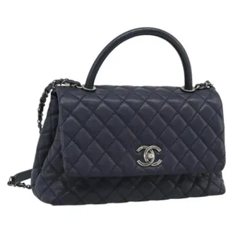 Chanel unisex, Pre-owned, Bleu, Taille: ONE Size Sac &agrave; main vintage doccasion