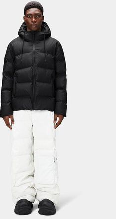 Rains Winterjacke 15120 Schwarz Regular Fit