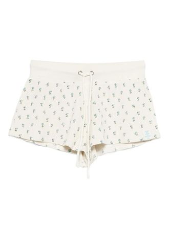 Frankies Bikinis Noah Thermo-Shorts mit Blumen-Print - Nude