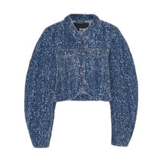Rotate Rotate Birger Christensen, Femme, Vestes, Bleu, Taille: 36 FR Denim Jacket
