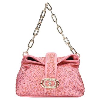 La Carrie Femme, Sacs, Rose, Taille: ONE Size Night Edition Sac en satin et strass