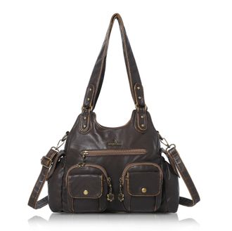 Angel Kiss Damen-Handtaschen, gro&szlig;e Hobo-Tasche, weiches PU-Leder, Schultertasche f&uuml;r Damen