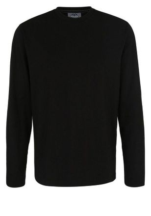 Ahorn Sportswear Langarmshirt mit modernem Rundhalsausschnitt