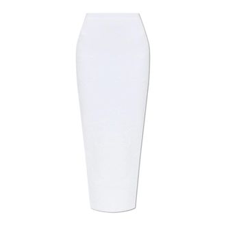 Balmain Femme, Jupes, Blanc, Taille: 36 FR Jupe crayon midi
