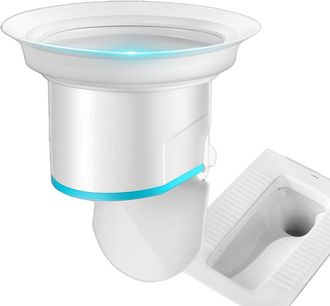 Generic Anti -Toilett -Kappe - Toilettenkappe für Geruch, hermetische Abdeckung | Abteilungsdeckel des Abflusses mit automatischer Öffnung und Schließung, um 