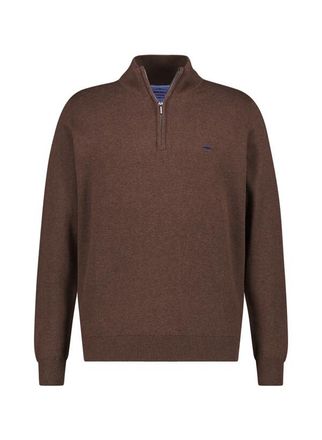 Fynch-Hatton Fynch-Hatton Herren Pullover braun unifarben
