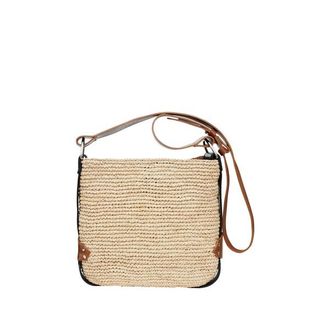 Isabel Marant Mini sac Bayia en raphia et cuir