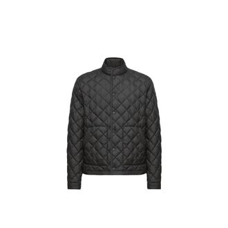 Moncler Moncler Oise Diamond Quilted Short Down Jacket, Men, Black, Size: 0