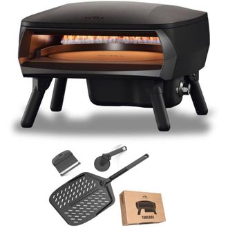 Witt Witt PICCOLO Rotante 16 Bundle Gas Pizzaofen rotierend 1 Brenner 7 kW Matt Schwarz 100001419