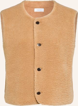 Darling Harbour Darling Harbour Teddyfell-Weste beige