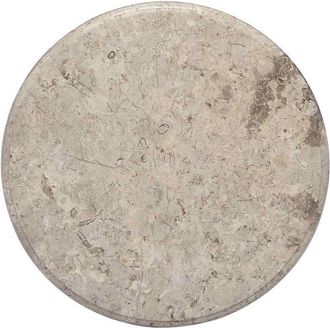 vidaXL Dessus de table Gris &Oslash;50x2,5 cm Marbre vidaXL