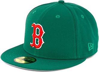 New Era 59 Fifty New England Patriots Casquette Snapback, Boston Red Sox Green, 58-59