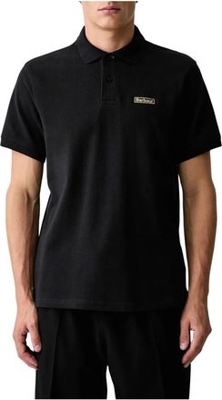 Barbour Pin Badge Asia Polo - Homme - Tops - Noir - Taille: M
