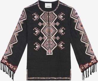Isabel Marant Blouse Zelda - Femme - Noir - Taille 34 - Isabel Marant