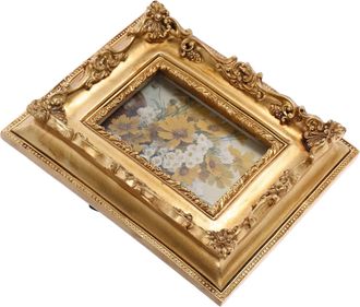 Cabilock Retro-fotorahmen Europäischer Stil Bilderhalter Für Schlafzimmer Dekorativer Fotohalter Für Die Inneneinrichtung